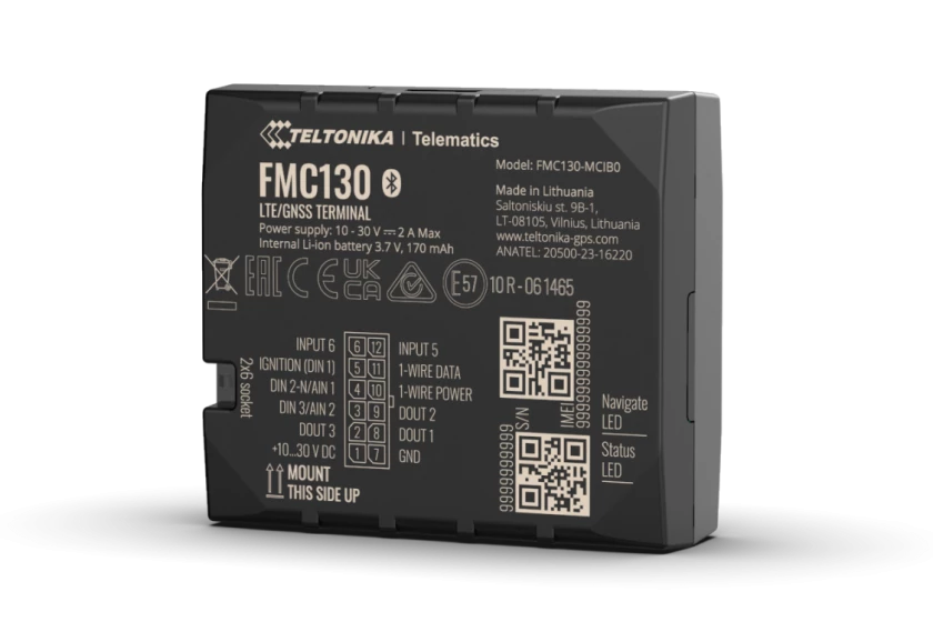 Teltonika Gps tracker FMC130 4G M1 2G Advanced 4G LTE Cat 1 tracker ...